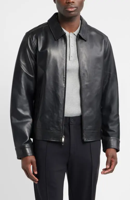 Nordstrom Leather Jacket - Black