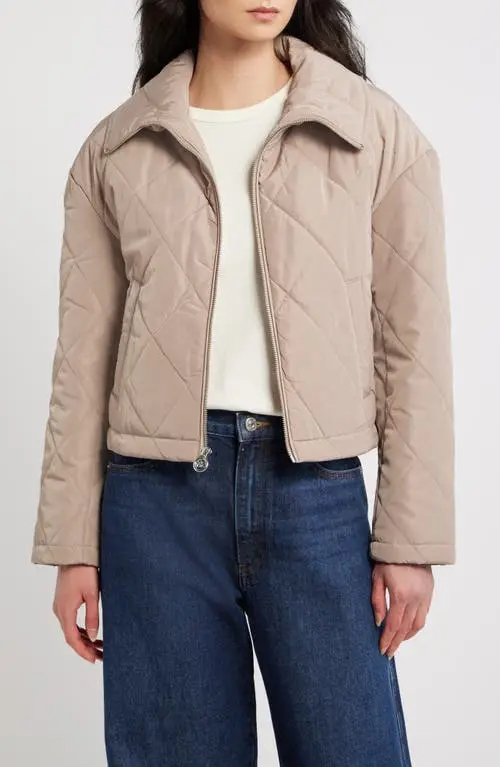 Michael Kors Quilted Jacket - Taupe
