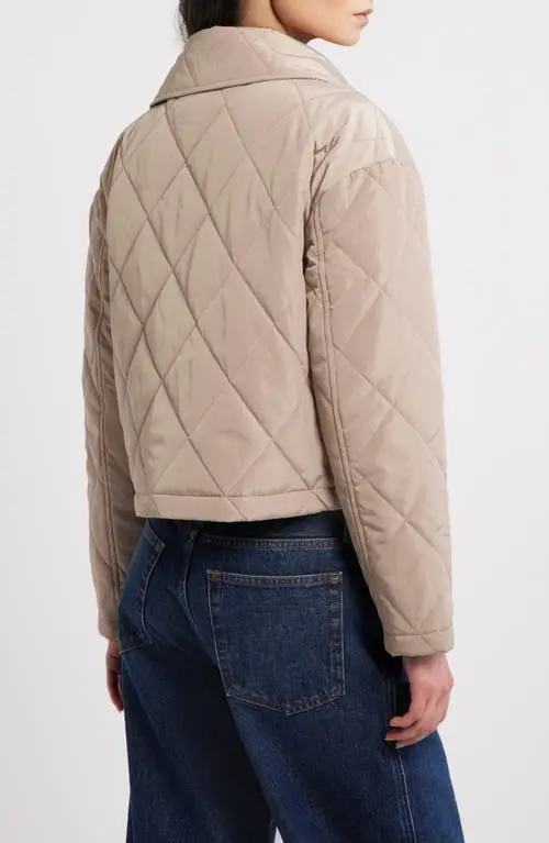 Michael Kors Quilted Jacket - Taupe