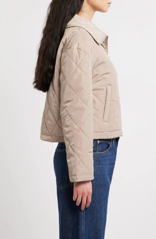 Michael Kors Quilted Jacket - Taupe