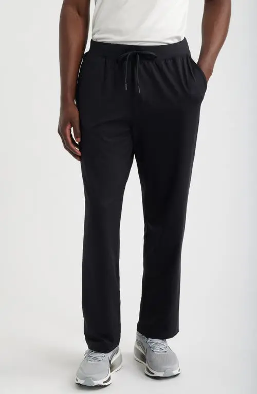Zella Live In Slim Fit Knit Drawstring Pants - Black