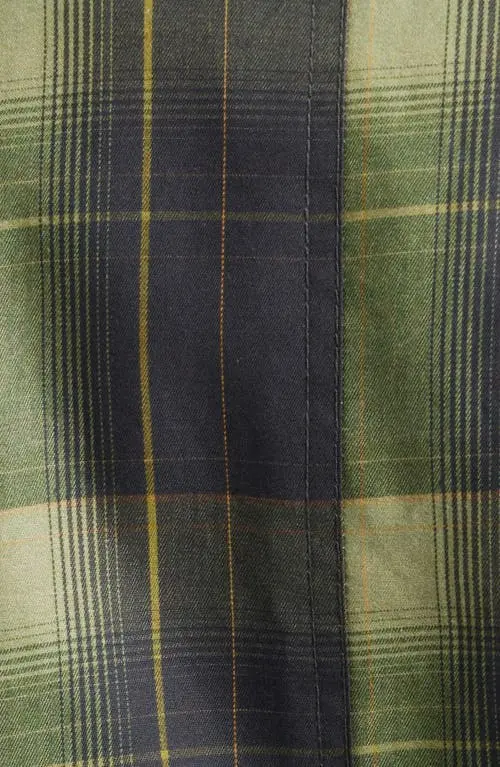Sam Edelman Plaid Print Jacket - Teal Ground