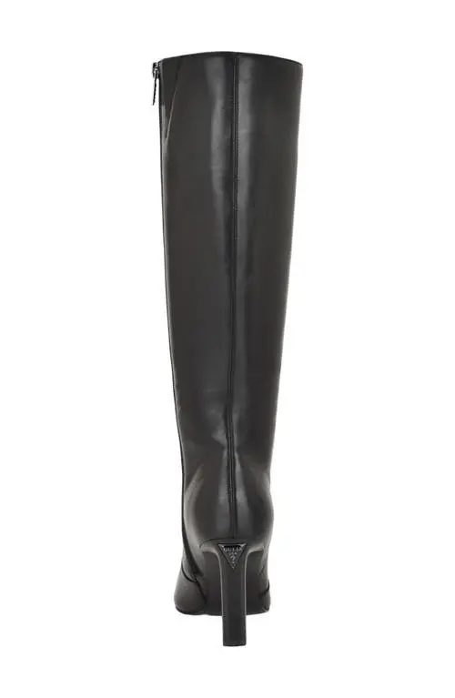 Guess Hartin Knee High Boot - Black/black