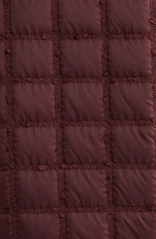 CECE DUPRAZ Short Quilted Jacket - Burgundy