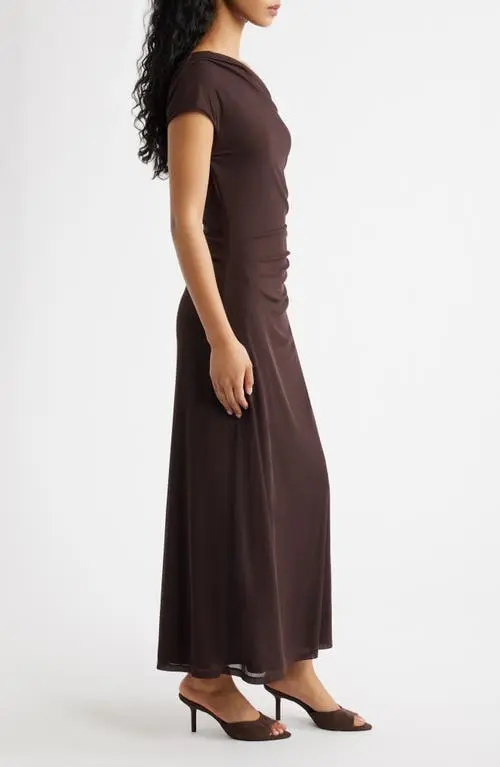 EVER NEW Paris Asymmetric Mesh Dress