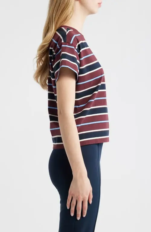 Rag & Bone Kelly Stripe Boxy Cotton T-shirt
