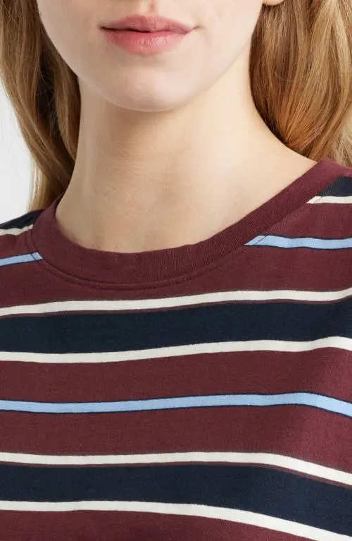 Rag & Bone Kelly Stripe Boxy Cotton T-shirt