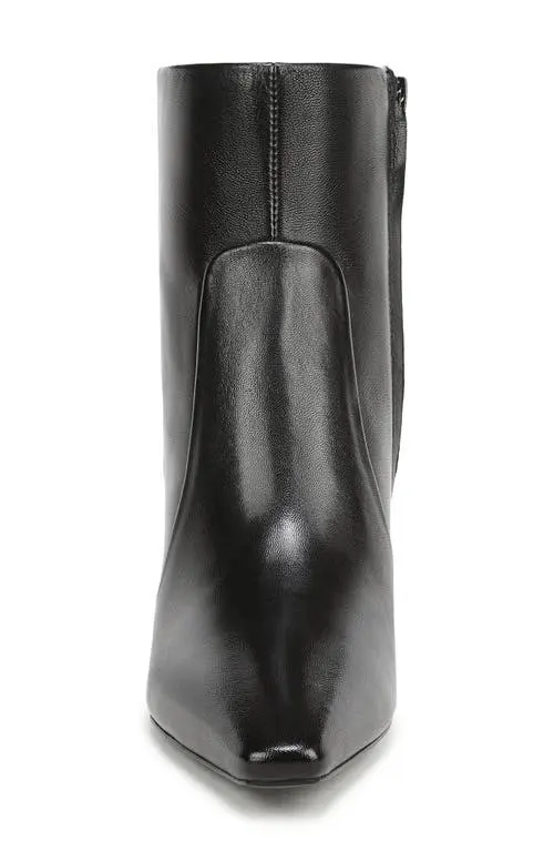 Sam Edelman Scottie Block Heel Bootie - Black Leather