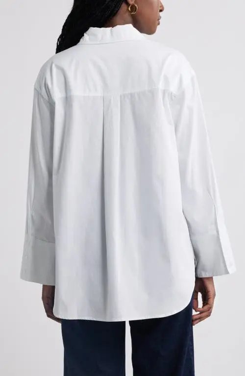 Caslon Cotton Poplin Button-up Shirt