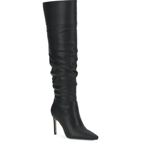 Jessica Simpson Olyra Over-the-knee Stiletto Boot - Black/black