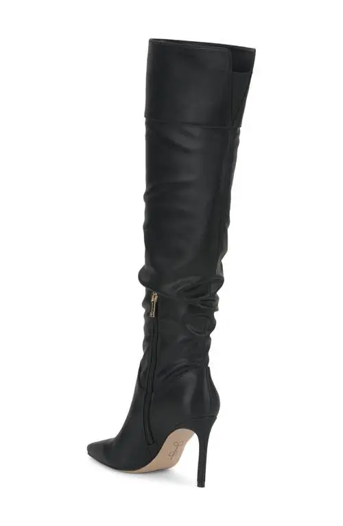 Jessica Simpson Olyra Over-the-knee Stiletto Boot - Black/black