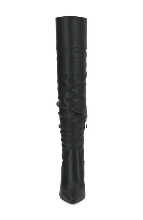 Jessica Simpson Olyra Over-the-knee Stiletto Boot - Black/black