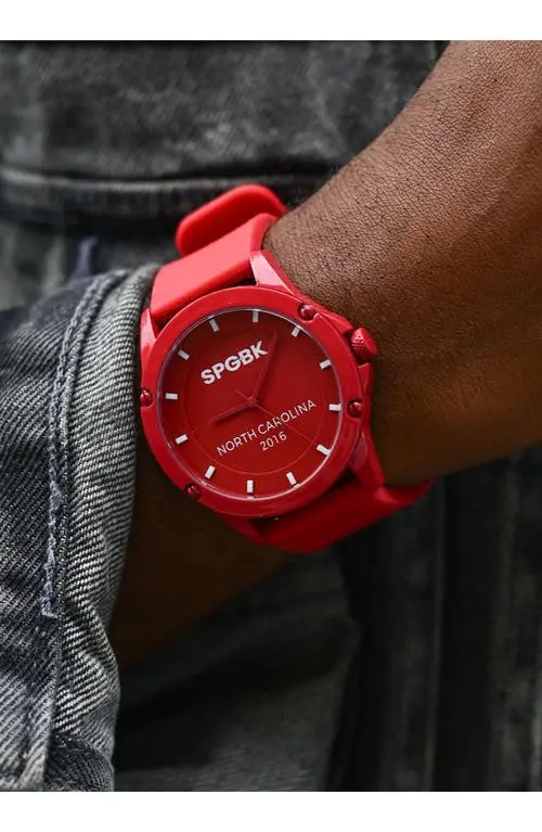 SPGBK WATCHES Cherry Silicone Strap Watch