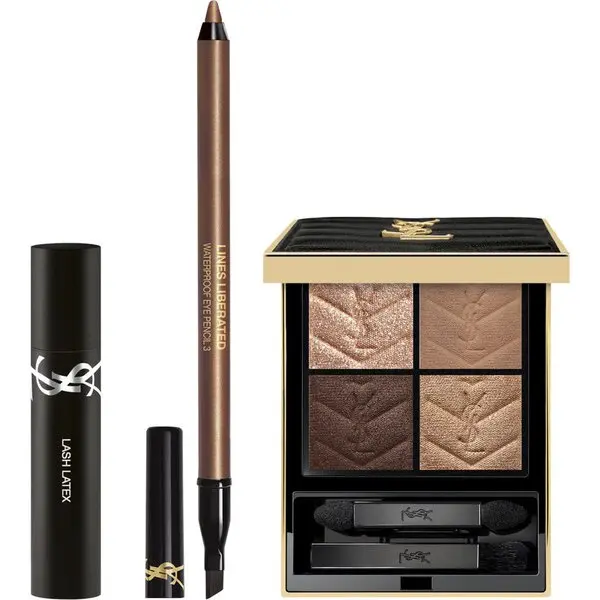 Saint Laurent Brown Look 3-piece Eye Set Eyeshadow - No Color