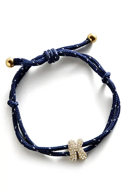 Baublebar Initial Custom Paracord Bracelet - Blue K