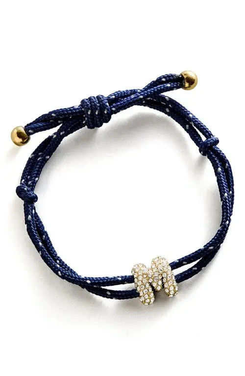 Baublebar Initial Custom Paracord Bracelet - Blue M