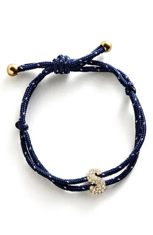 Baublebar Initial Custom Paracord Bracelet - Blue S