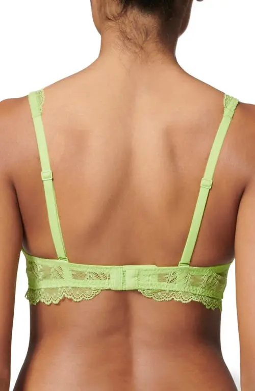 Simone Perele Canopee Triangle Lace Bralette - Lime