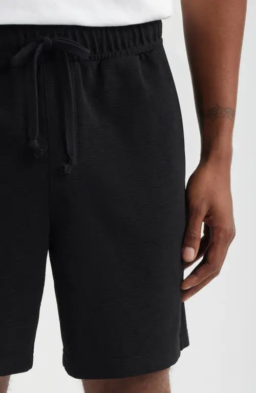 OPEN EDIT Knit Drawstring Shorts - Black
