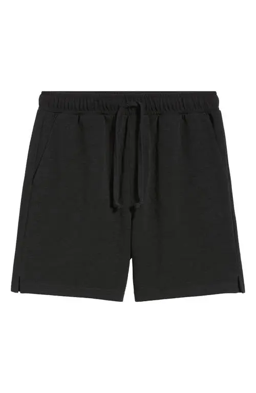 OPEN EDIT Knit Drawstring Shorts - Black