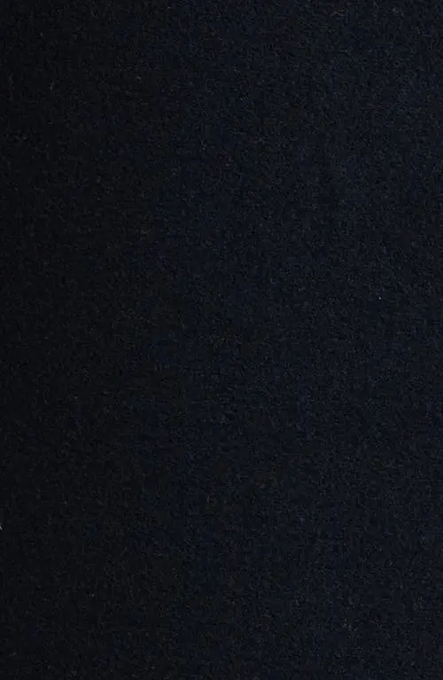 Bernardo Plaid Double-breasted Wool Blend Coat - Navy