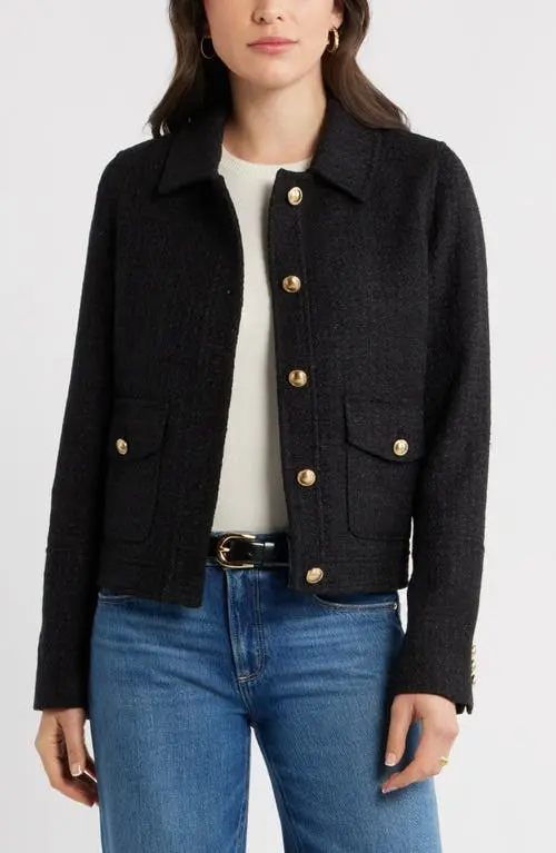 Caslon Tweed Jacket - Black