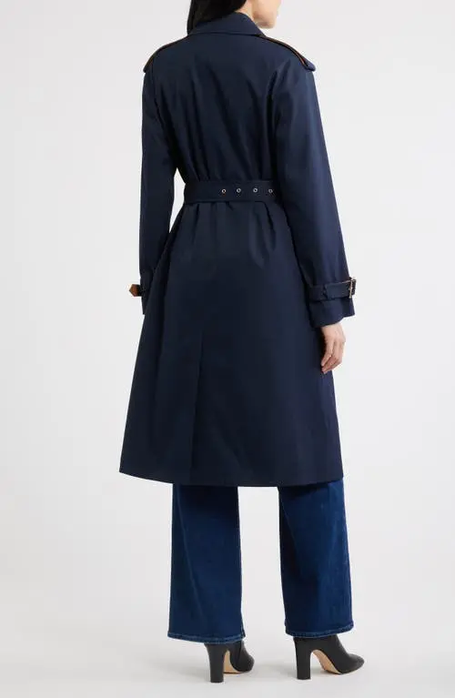 Michael Kors Belted Trench Coat - Midnight