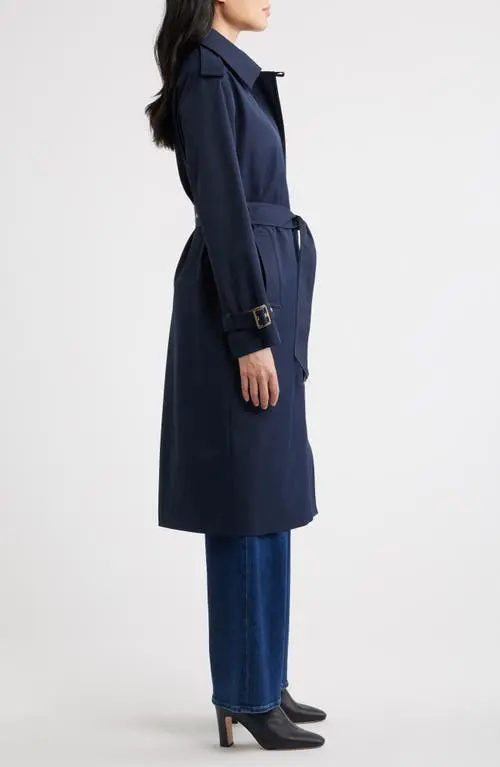 Michael Kors Belted Trench Coat - Midnight