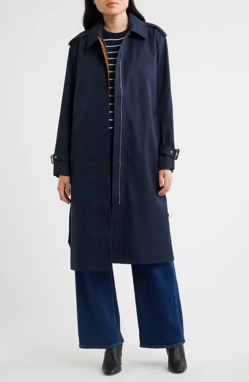 Michael Kors Belted Trench Coat - Midnight