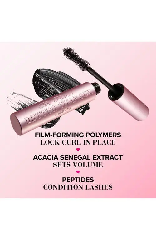 TOO FACED Better Than Sex Mascara Duo $58 Value