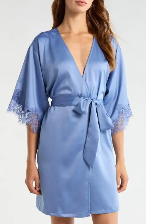 Nordstrom Midnight Satin Wrap - Blue Beyond