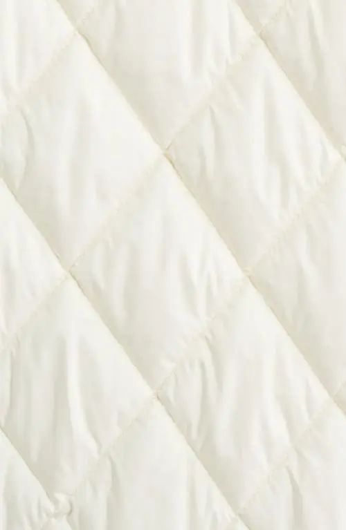 Bernardo Diamond Quilted Hooded Liner Jacket - Vanilla Ice