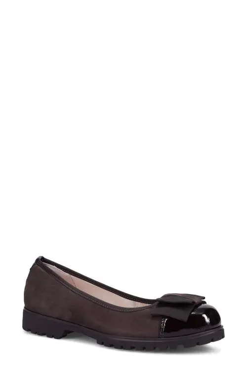 Ron White Ivale Bow Flat - Chocolate