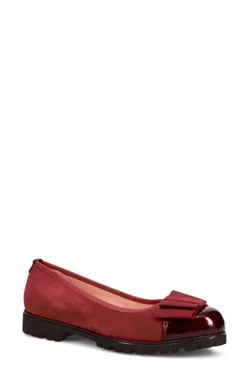 Ron White Ivale Bow Flat - Ruby