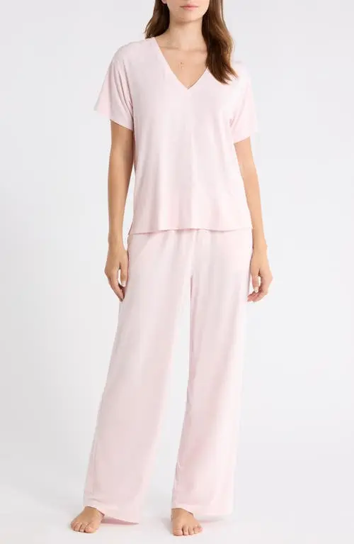 Nordstrom Cool Touch Jersey Pajamas - Pink Crystal