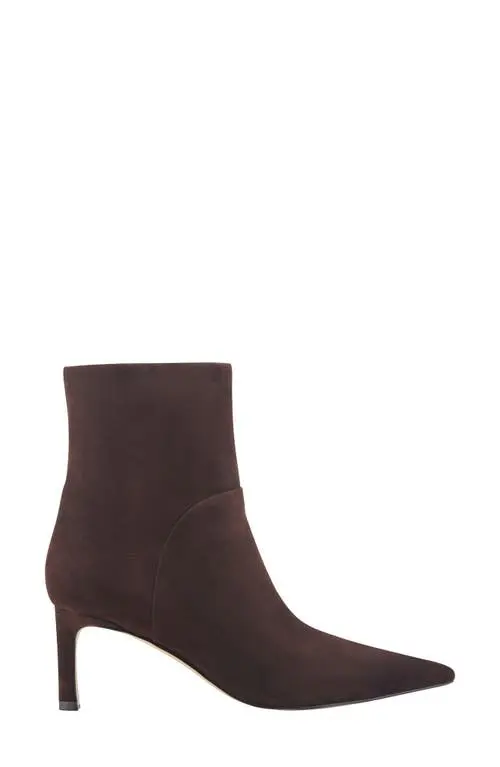Marc Fisher Sasha Pointed Toe Bootie - Dark Brown