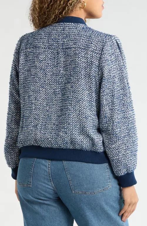Caslon Tweed Bomber Jacket