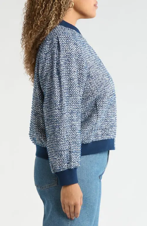 Caslon Tweed Bomber Jacket