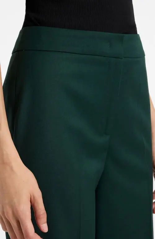 Santorelli Camila Wide Leg Trousers In Stretch Twill