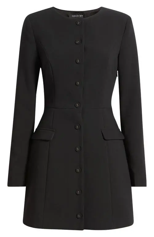 EVER NEW Shelby Long Sleeve Blazer Minidress