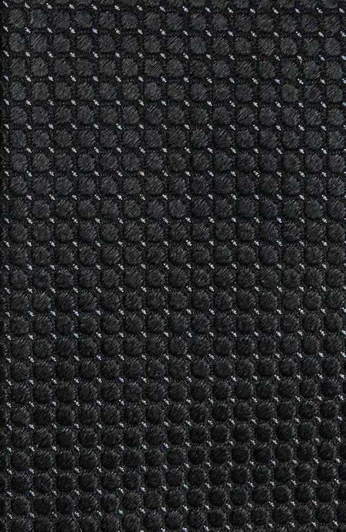 Nordstrom Dot Silk Jacquard Tie - Black