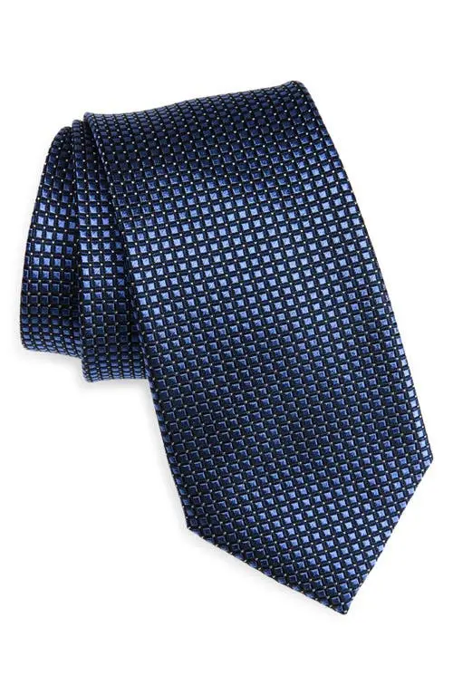 Nordstrom Textured Silk Tie - Navy