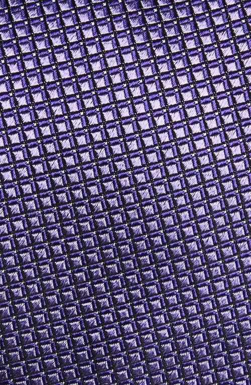 Nordstrom Textured Silk Neck Tie - Purple