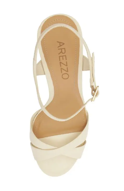 AREZZO Dina Flare Heel Sandal - Panacota