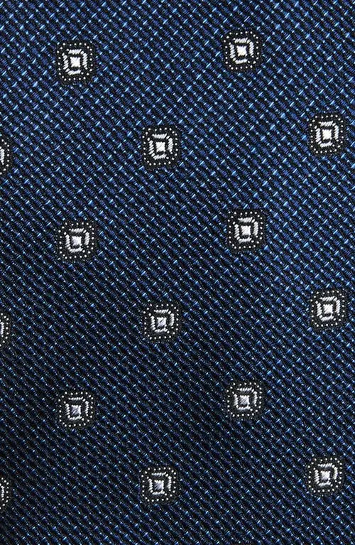 Nordstrom Geometric Silk Jacquard Neck Tie - Navy