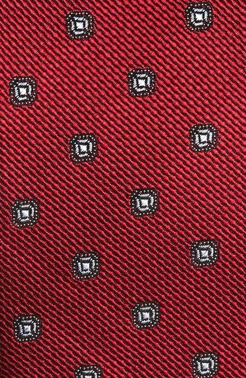 Nordstrom Geometric Silk Jacquard Neck Tie - Red