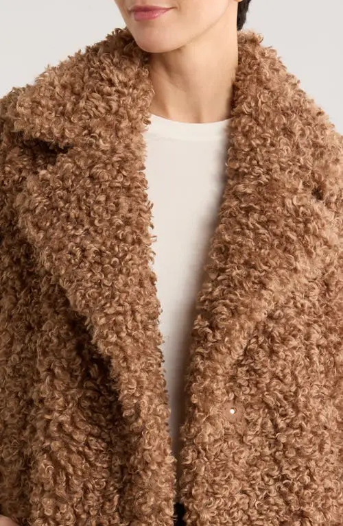 Michael Kors Curly Faux Shearling Coat