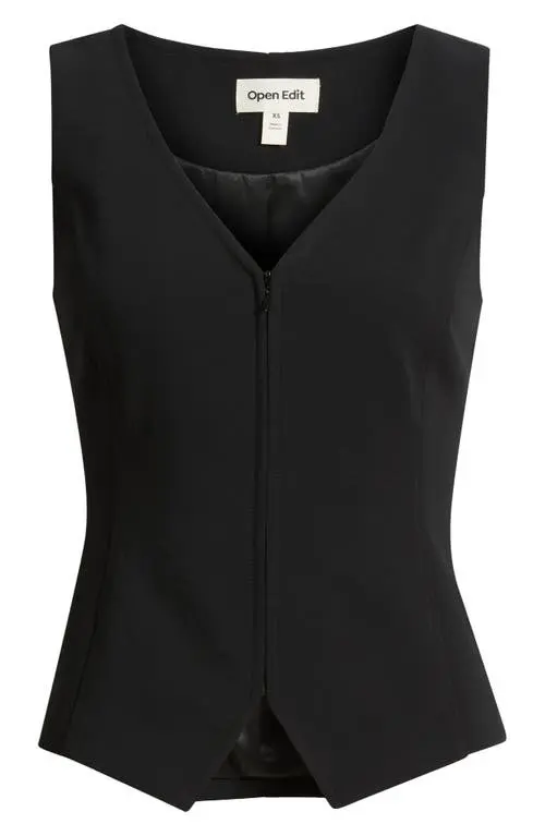 OPEN EDIT The Curator Sleeveless Top - Black