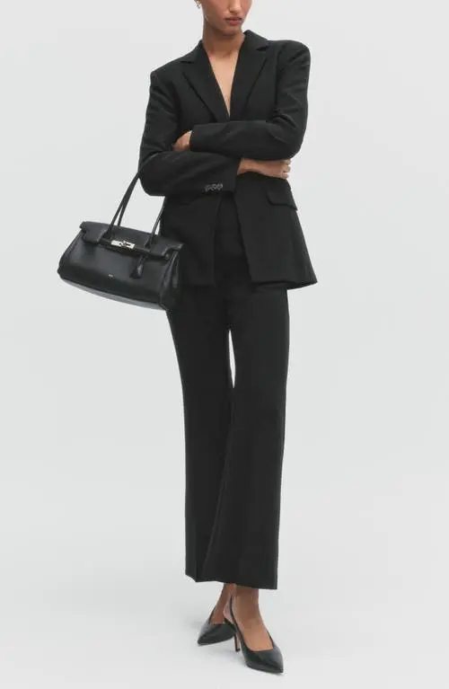 OPEN EDIT Curator Crepe Fitted Blazer