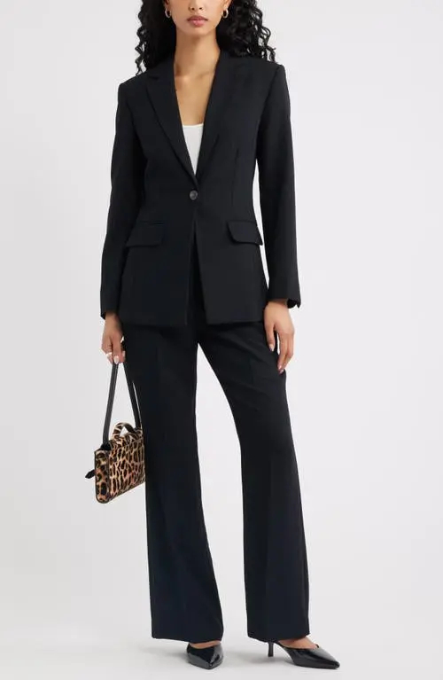 OPEN EDIT Curator Crepe Fitted Blazer